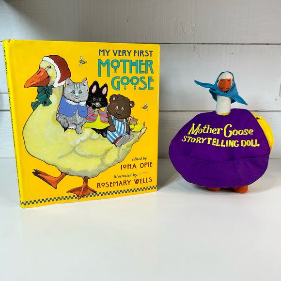 pockets of learning | Toys | Vintage Mother Goose Book And Mother Goose ...